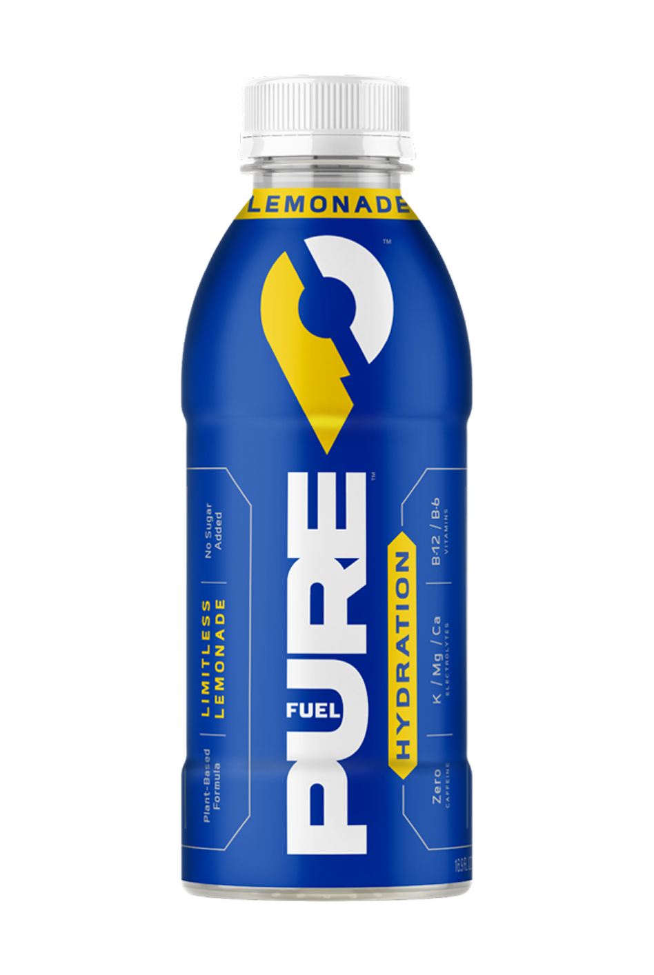Limitless Lemonade – Pure Fuel Hydration - 12 Pack x 16.9 fl oz Bottle